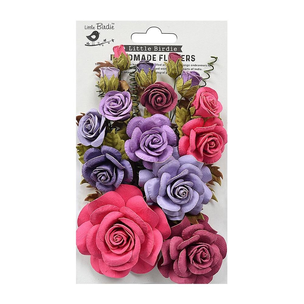 Little Birdie Rosalind Paper Flowers 21/Pkg | Michaels