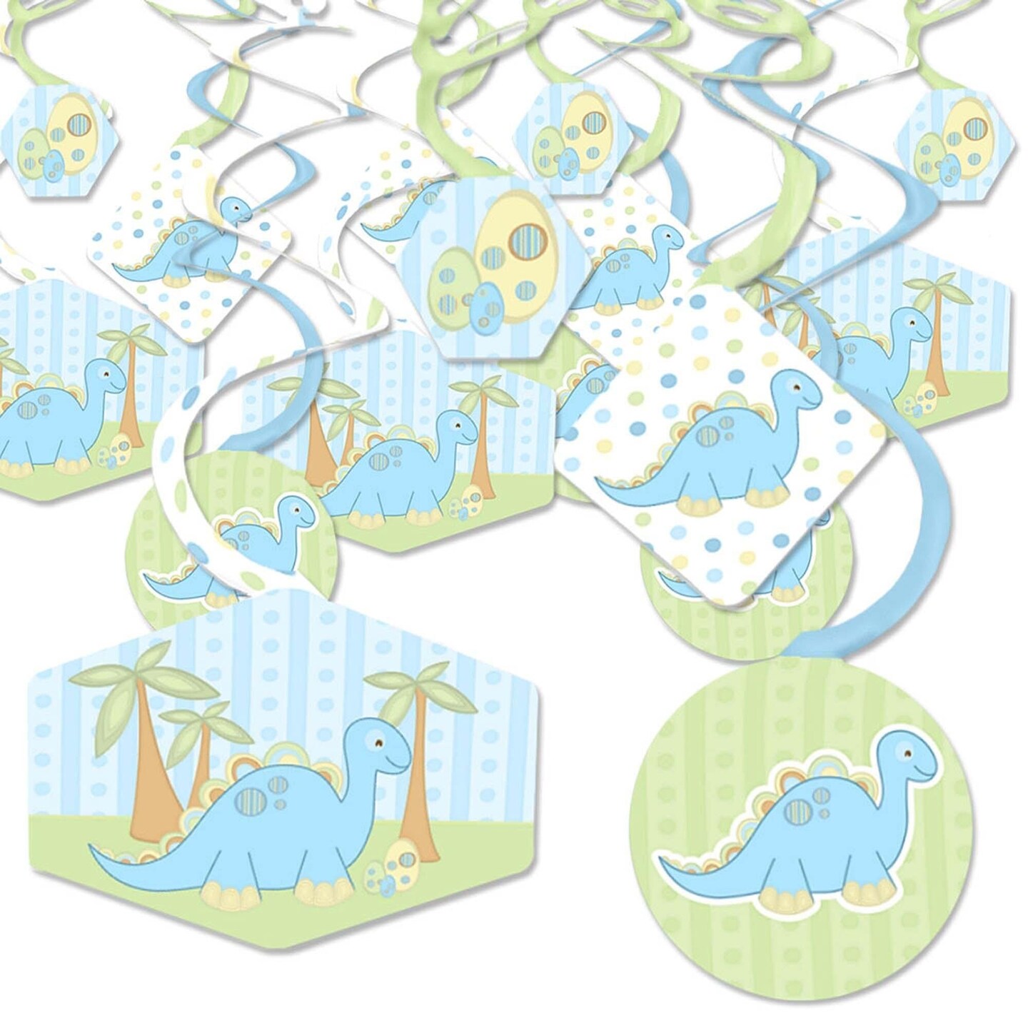 Big Dot of Happiness Baby Boy Dinosaur - Baby Shower or Birthday Party ...