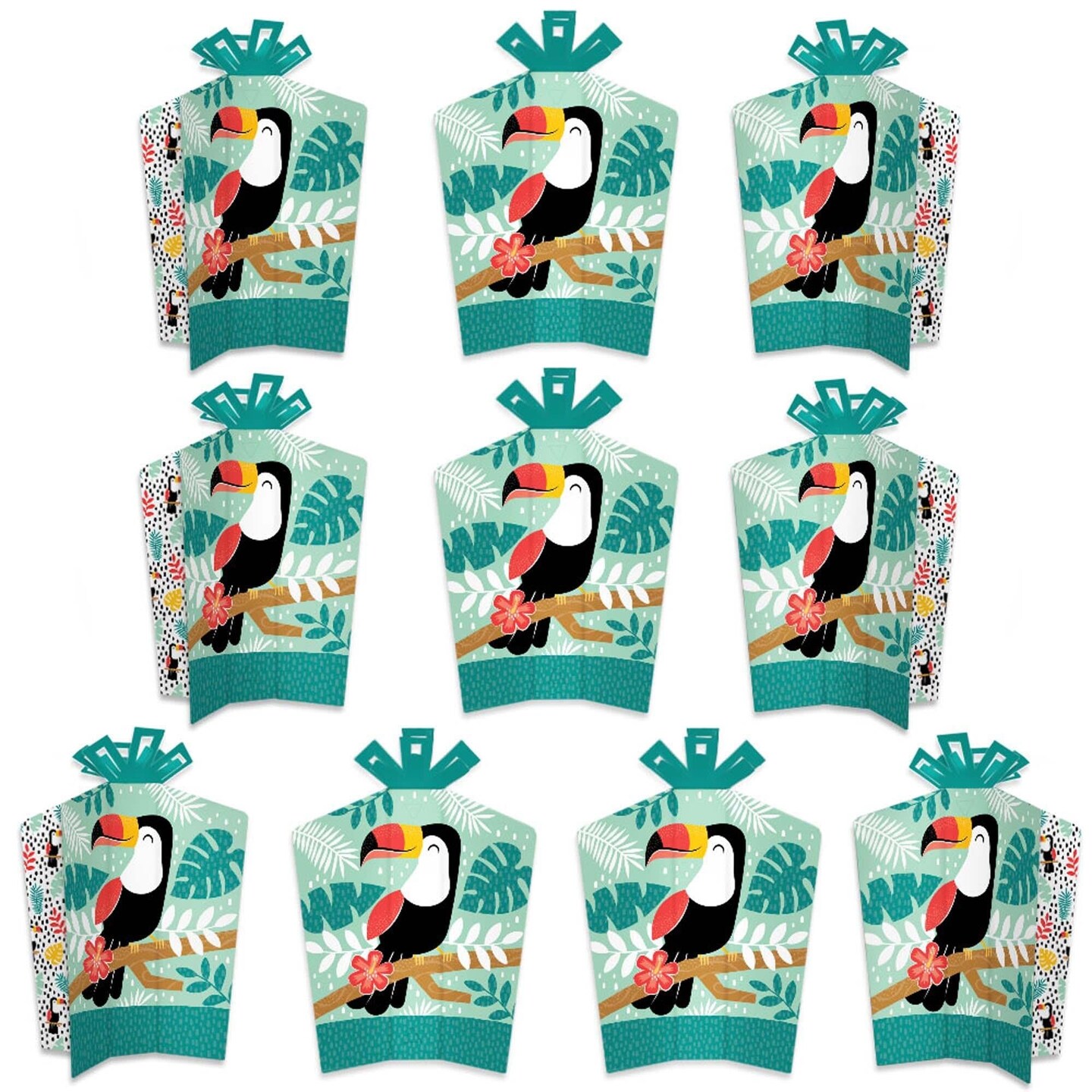 Big Dot of Happiness Calling All Toucans - Table Decorations - Tropical ...