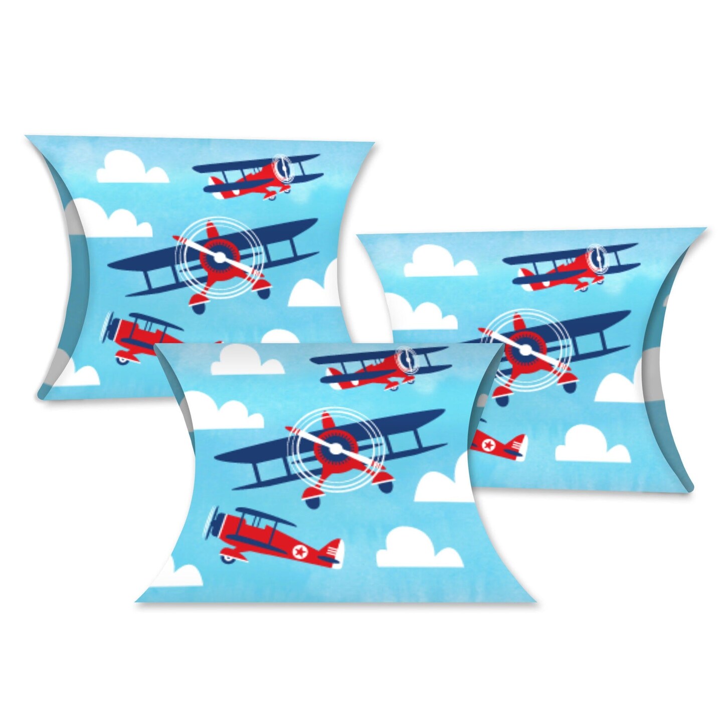 Big Dot of Happiness Taking Flight - Airplane - Favor Gift Boxes ...