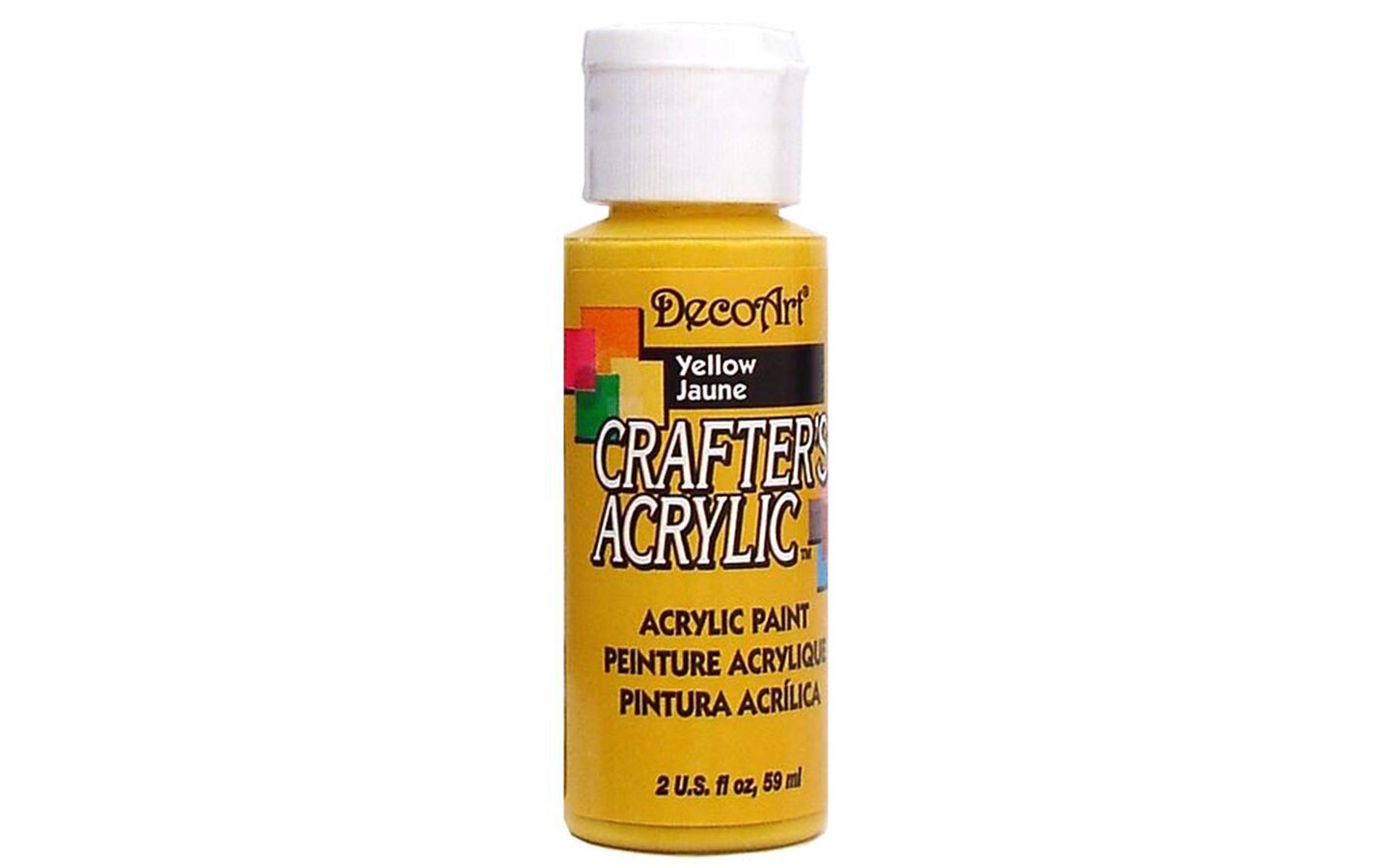 Decoart Crafter's Acrylic Paint 2oz Yellow | Michaels