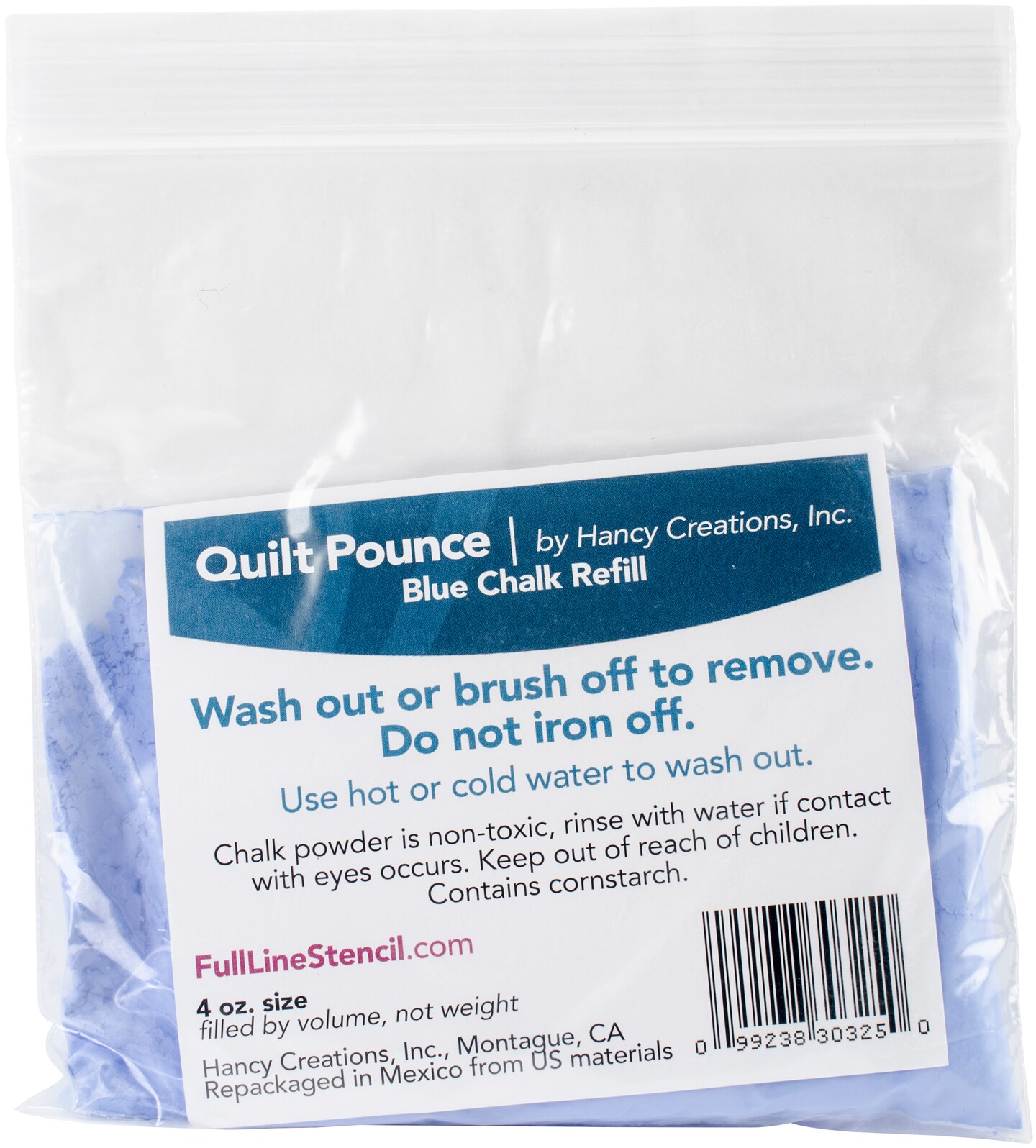 Hancy Quilt Pounce Chalk Refill-4oz Blue | Michaels