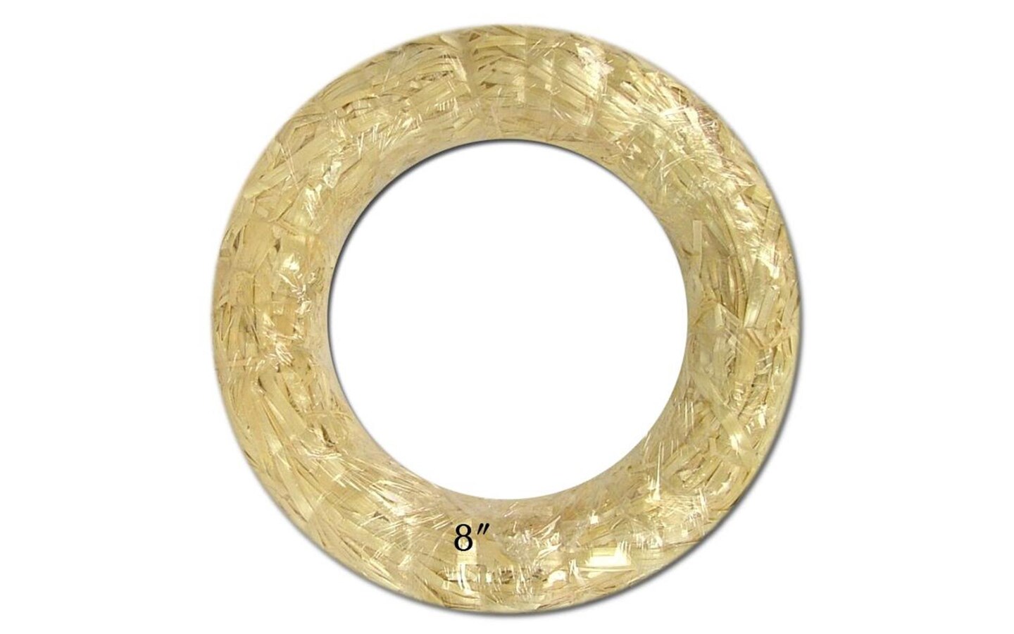 FloraCraft Straw Wreath 8" Clear Wrap | Michaels