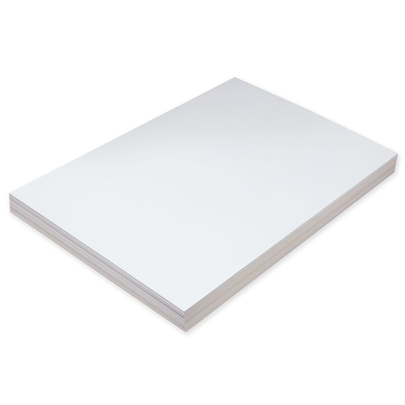 Super Heavyweight Tagboard, White, 12" x 18", 100 Sheets | Michaels