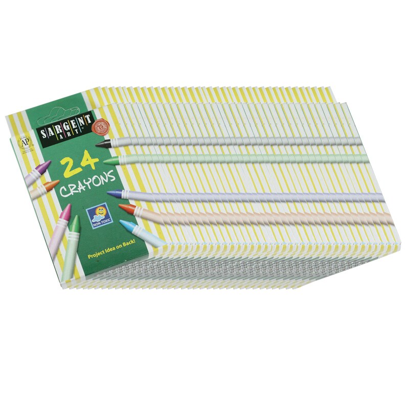 Crayons, Regular Size, 24 Colors Per Box, 36 Boxes | Michaels
