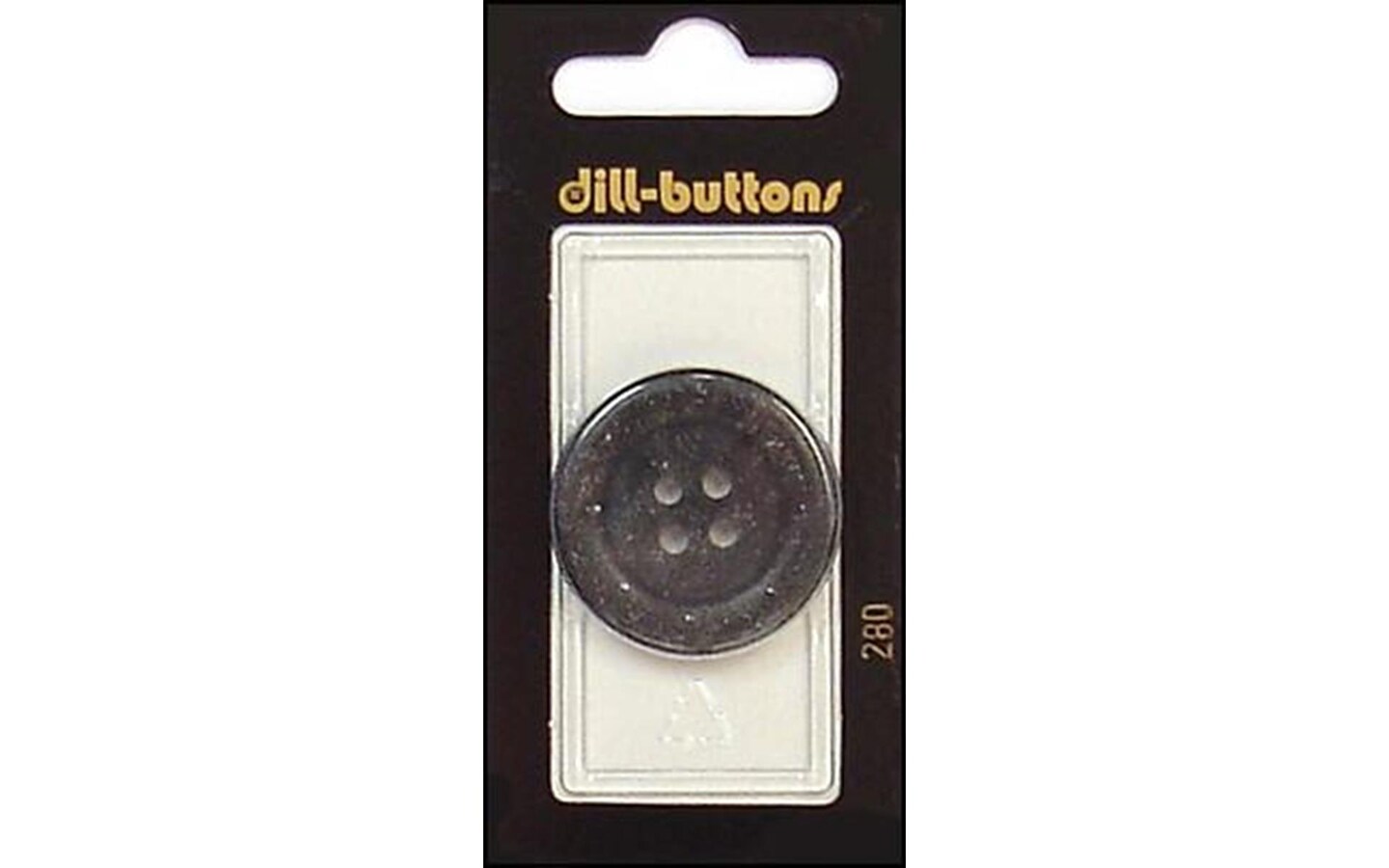 Dill Buttons 30mm 1pc 4 Hole Grey | Michaels