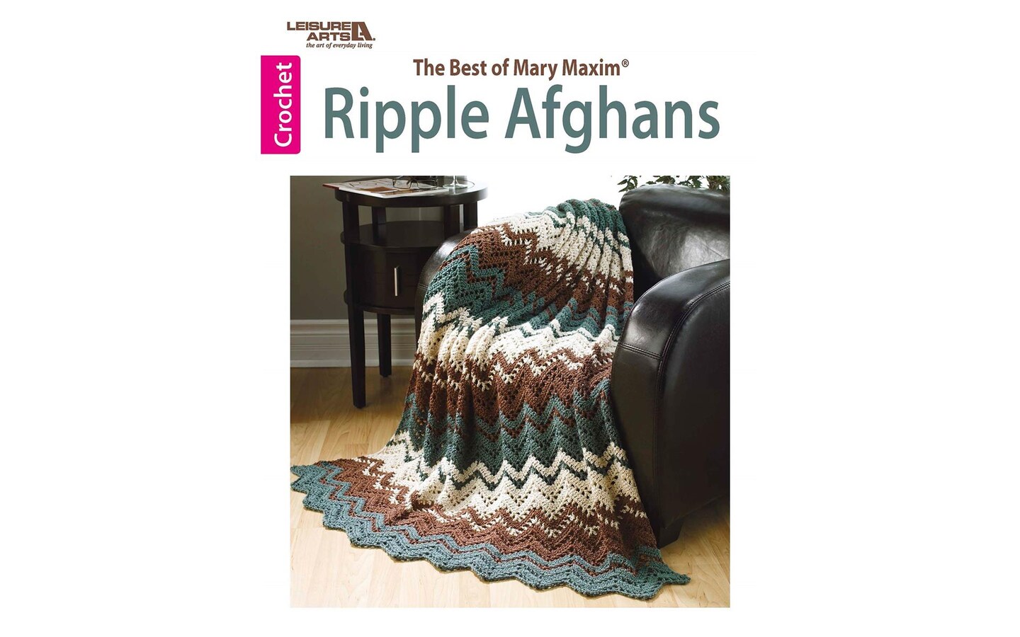 Leisure Arts Mary Maxim Ripple Afghans Crochet Bk | Michaels