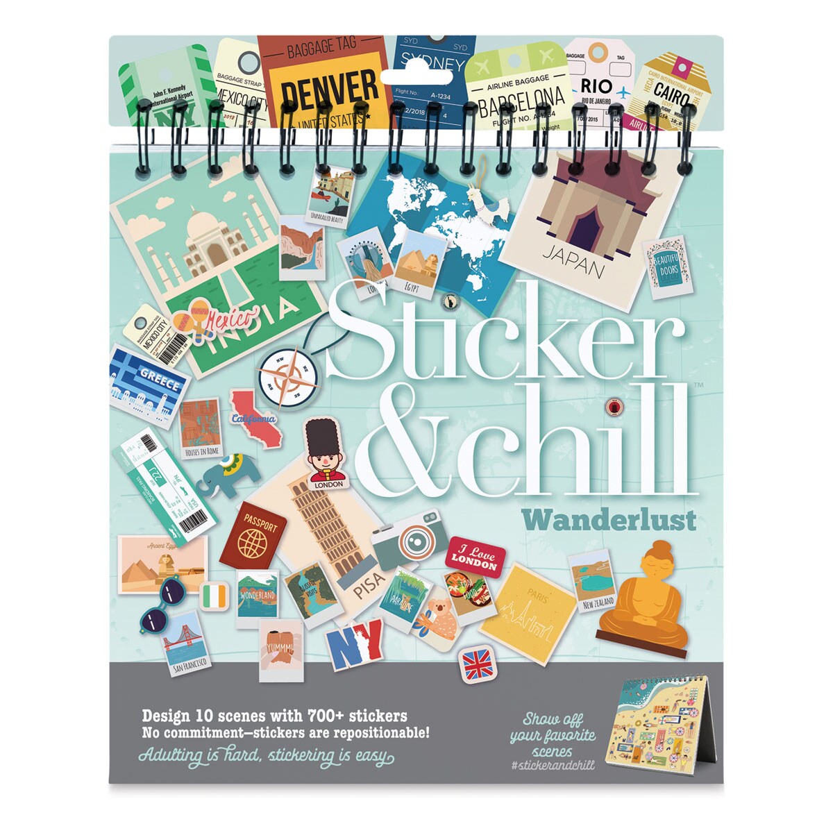 Sticker & Chill Sticker Kit - Wanderlust | Michaels