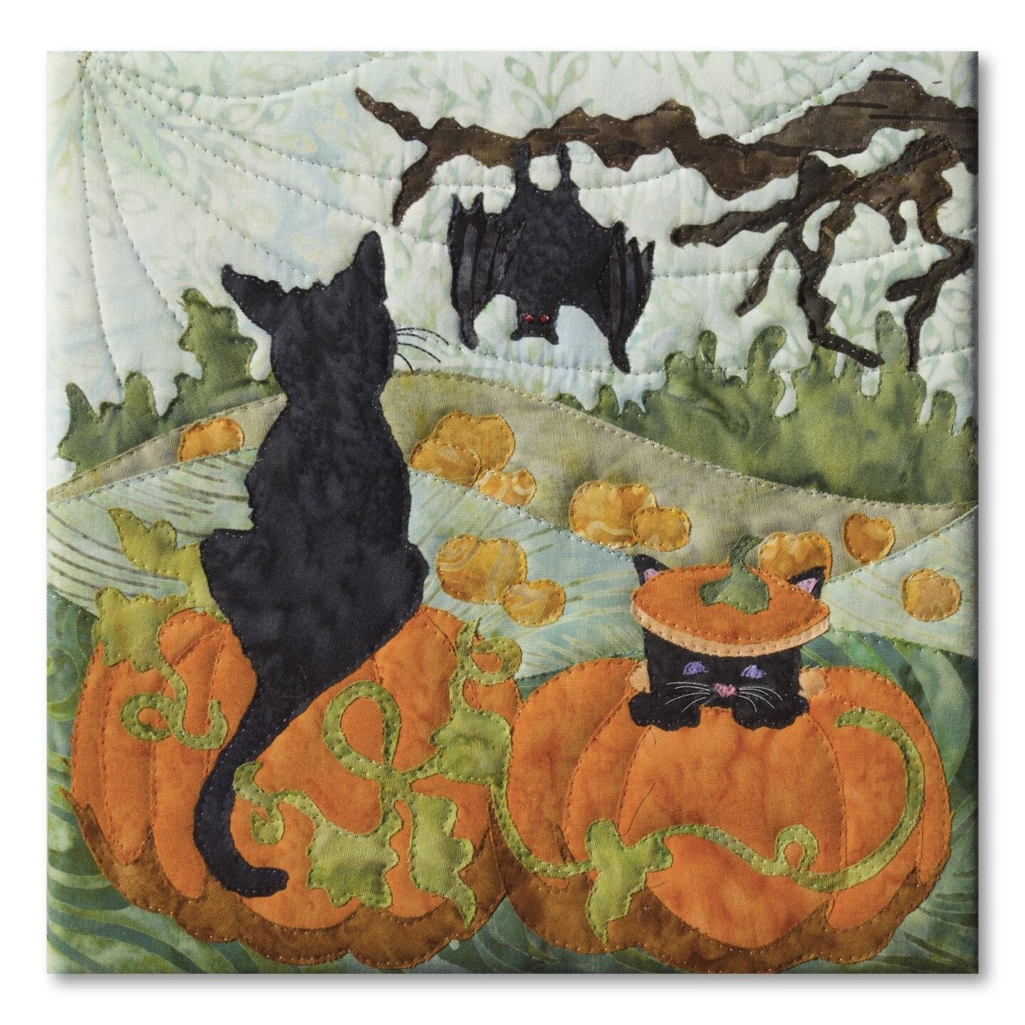 Pattern Halloweenies Applique Quilt Block 7 Hocus Pocus by McKenna Ryan ...