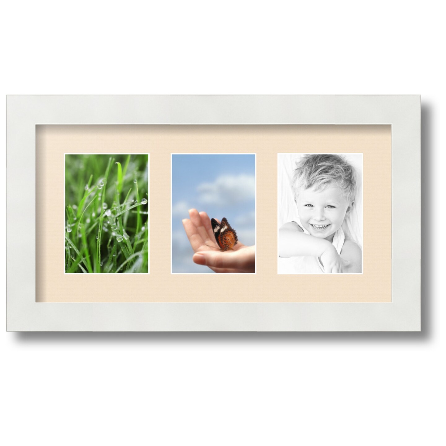 ArtToFrames Collage Photo Picture Frame with 3 - 3.5x5 inch Openings ...