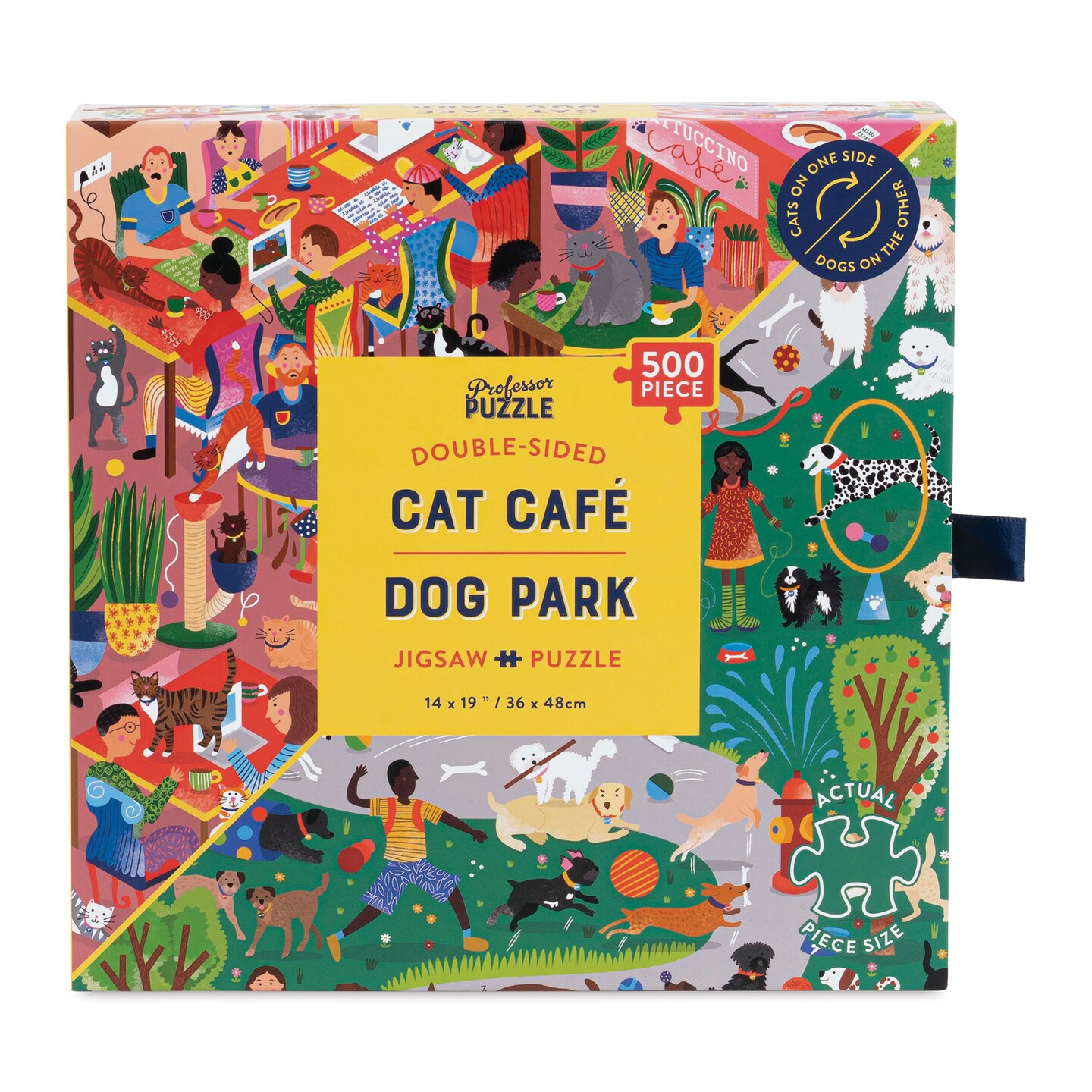 Professor Puzzle Cat Café & Dog Park 500 Piece Puzzle | Michaels