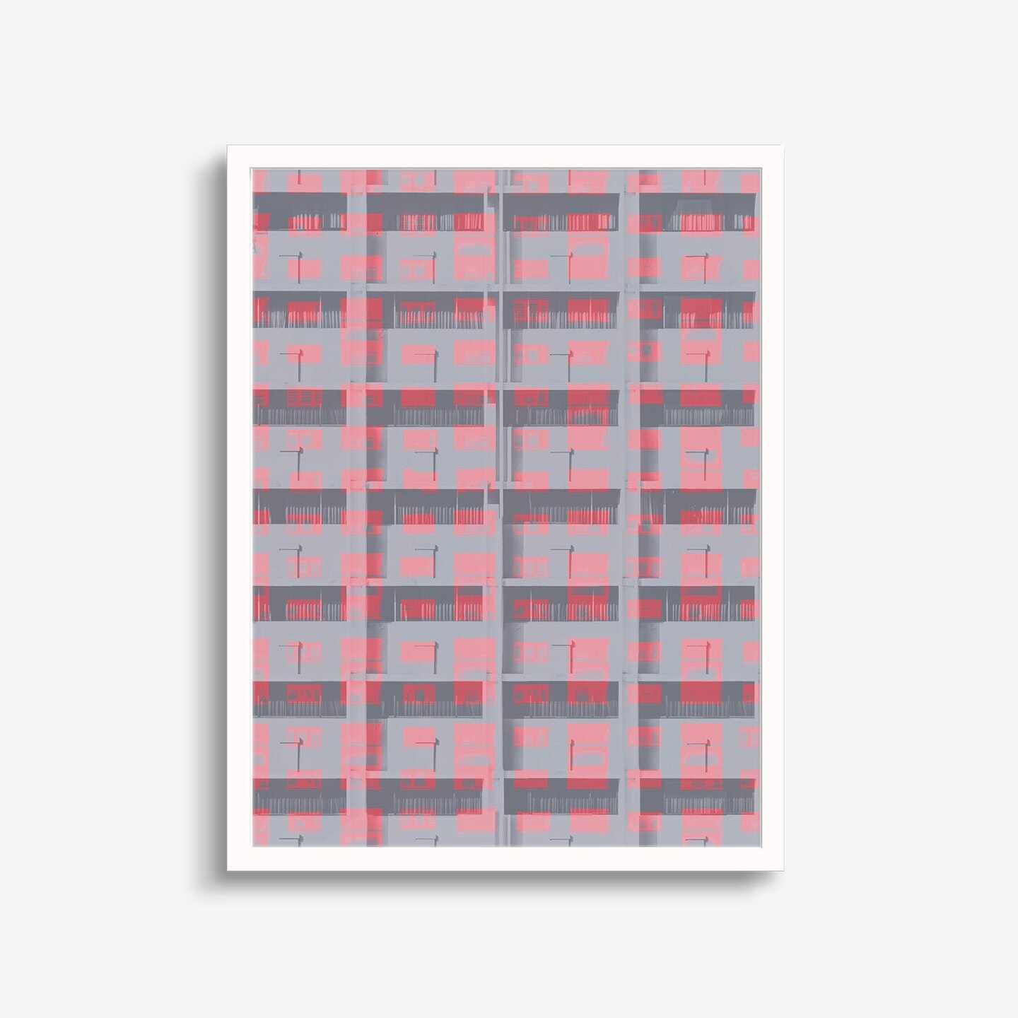 Flat Building Facade Art Print | Michaels