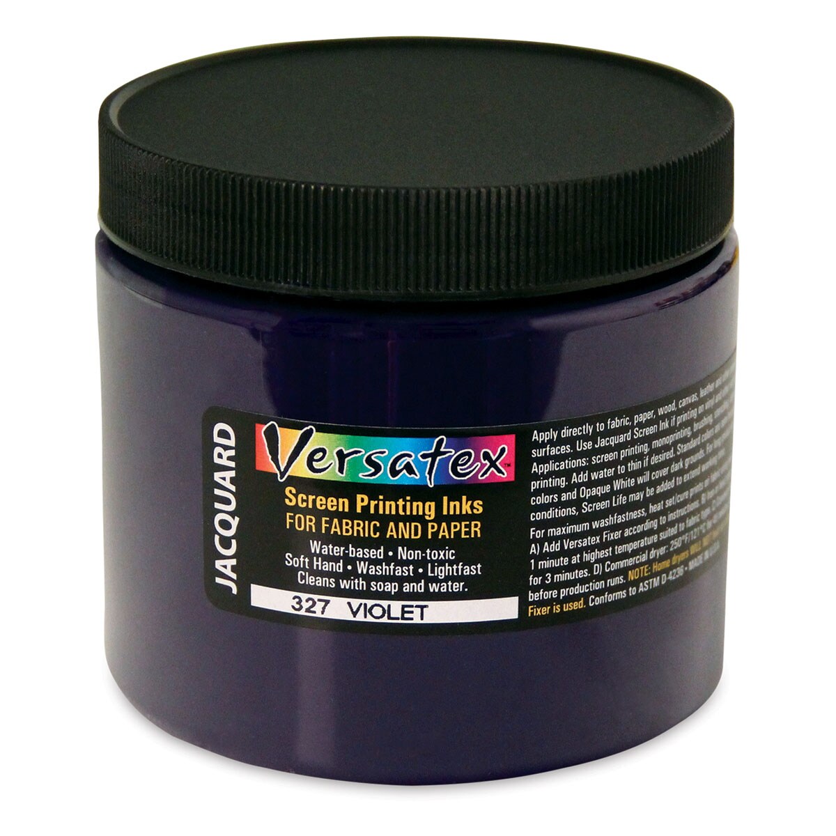 Jacquard Versatex Screen Printing Ink - Violet, 16 oz jar | Michaels