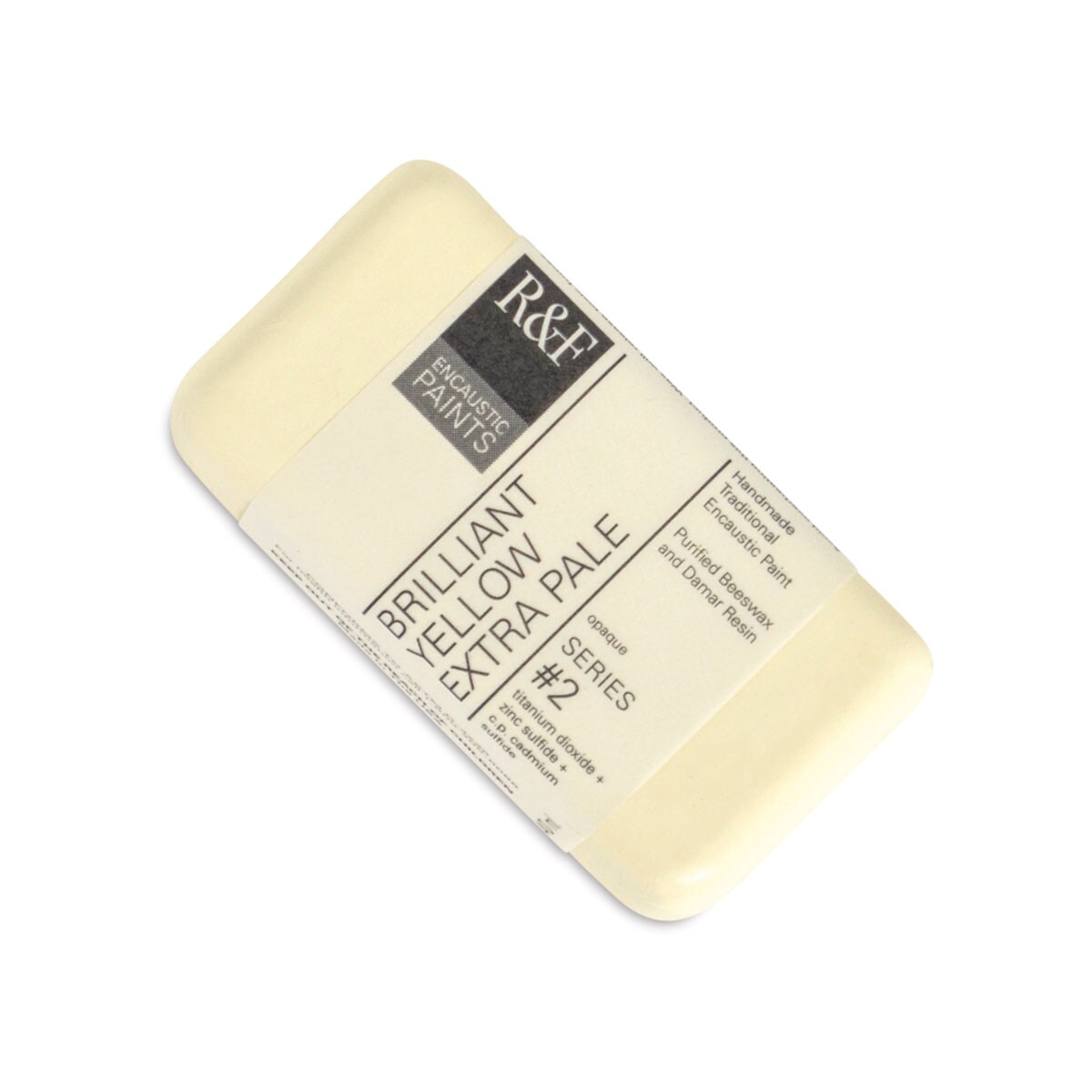 R&F Encaustic Paint Block - Brilliant Yellow Extra Pale, 40 ml block ...