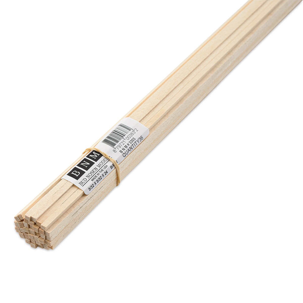 Bud Nosen Basswood Sticks - 5/32" x 5/32" x 24", 36 Sticks | Michaels