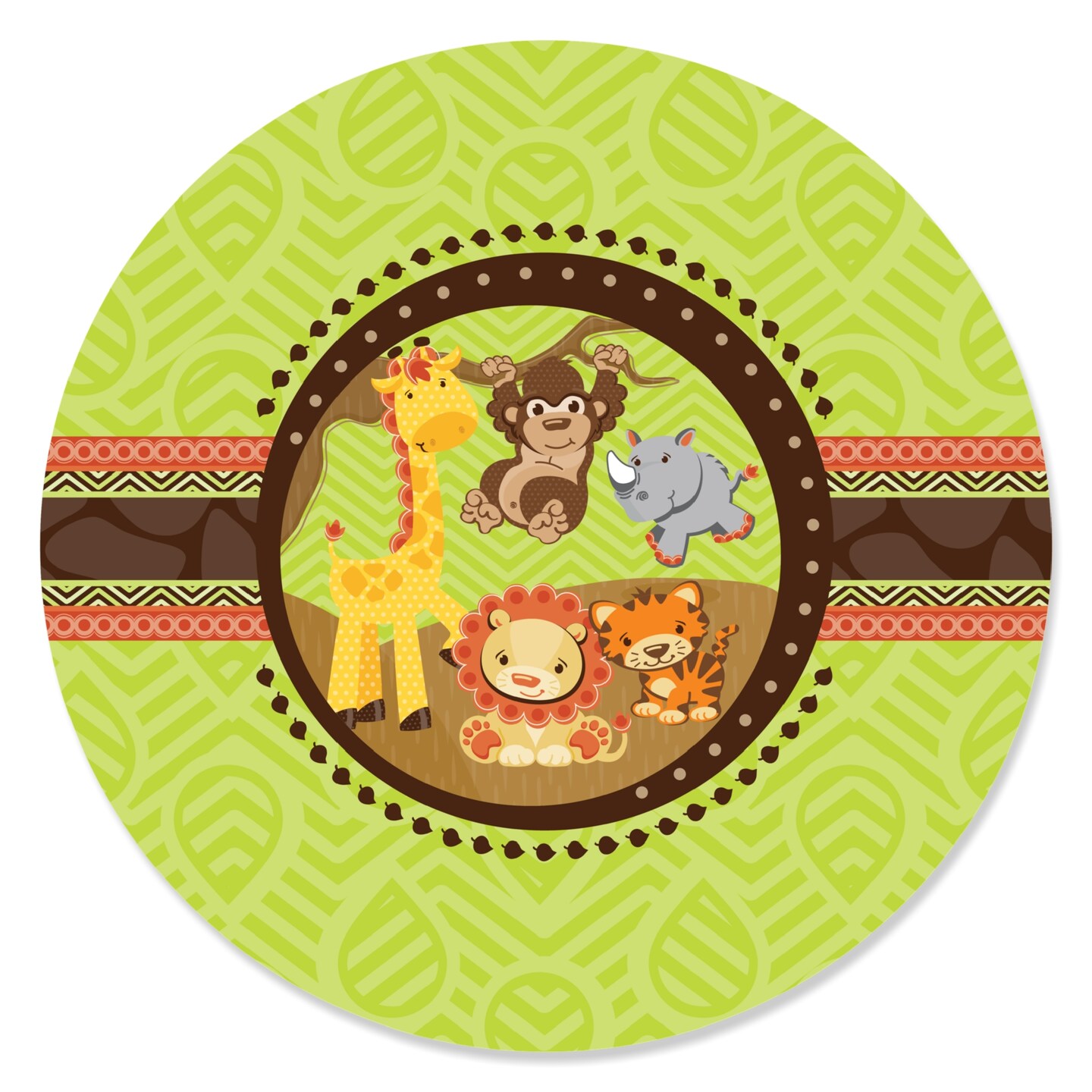 Big Dot of Happiness Funfari - Fun Safari Jungle - Baby Shower or ...