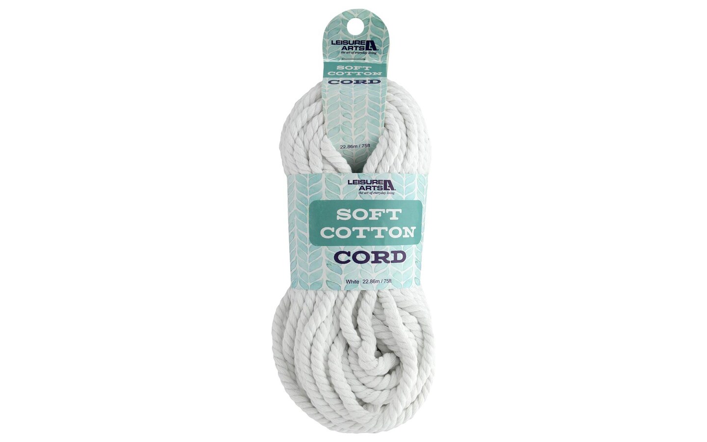 Leisure Arts 75ft White Cotton Cord | Michaels