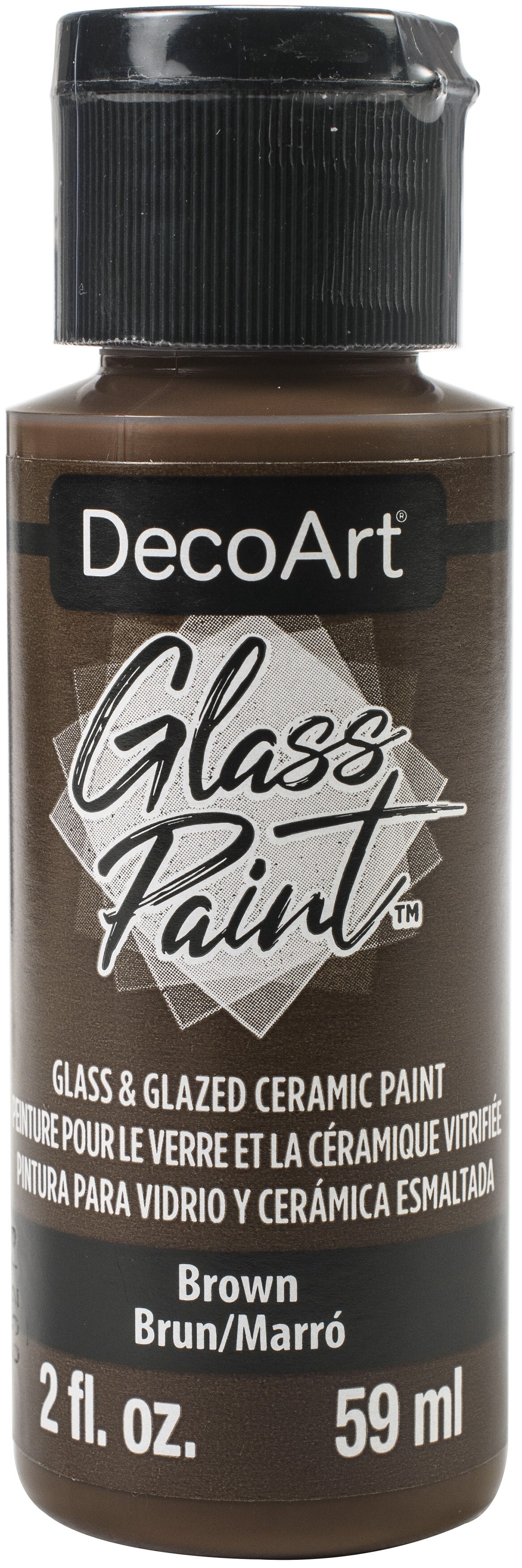 DecoArt Glass Paint 2oz, Color: Brown, Count: 1 | Michaels