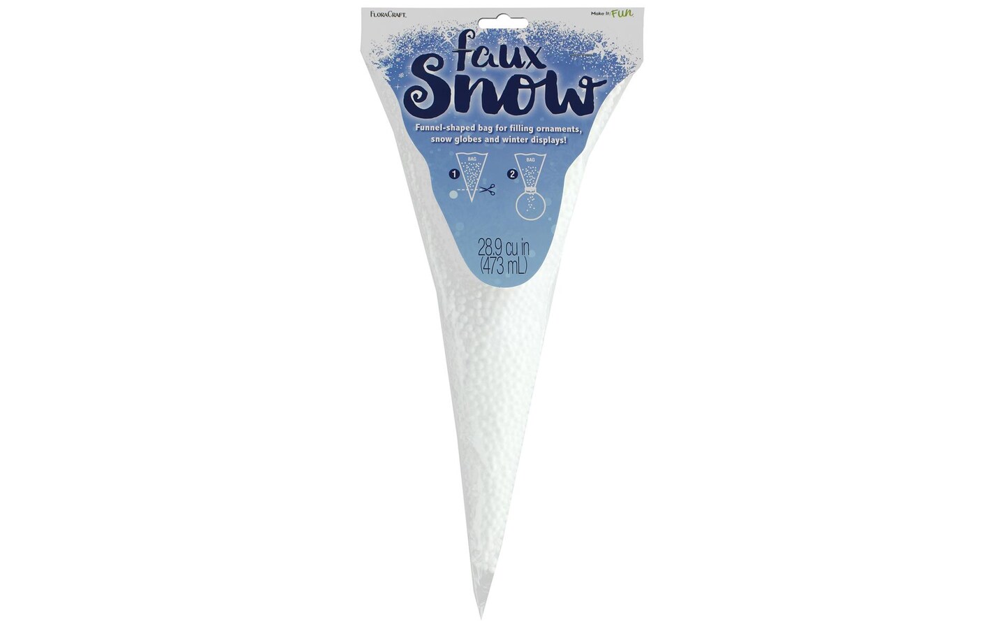 FloraCraft Faux Snow 5mm Pellet 473ml | Michaels