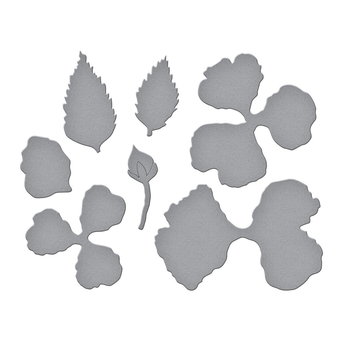 Spellbinders Etched Dies By Susan Tierney-Cockburn-Floribunda Rose ...