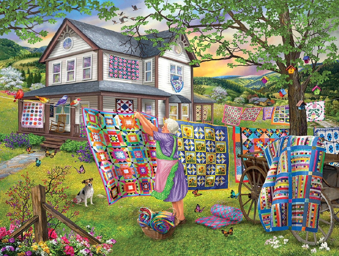 Sunsout Grandma's Quilts 500 pc Jigsaw Puzzle 31729 | Michaels Sunsout Grandma's Quilts 500 pc Jigsaw Puzzle 31729 | Michaels