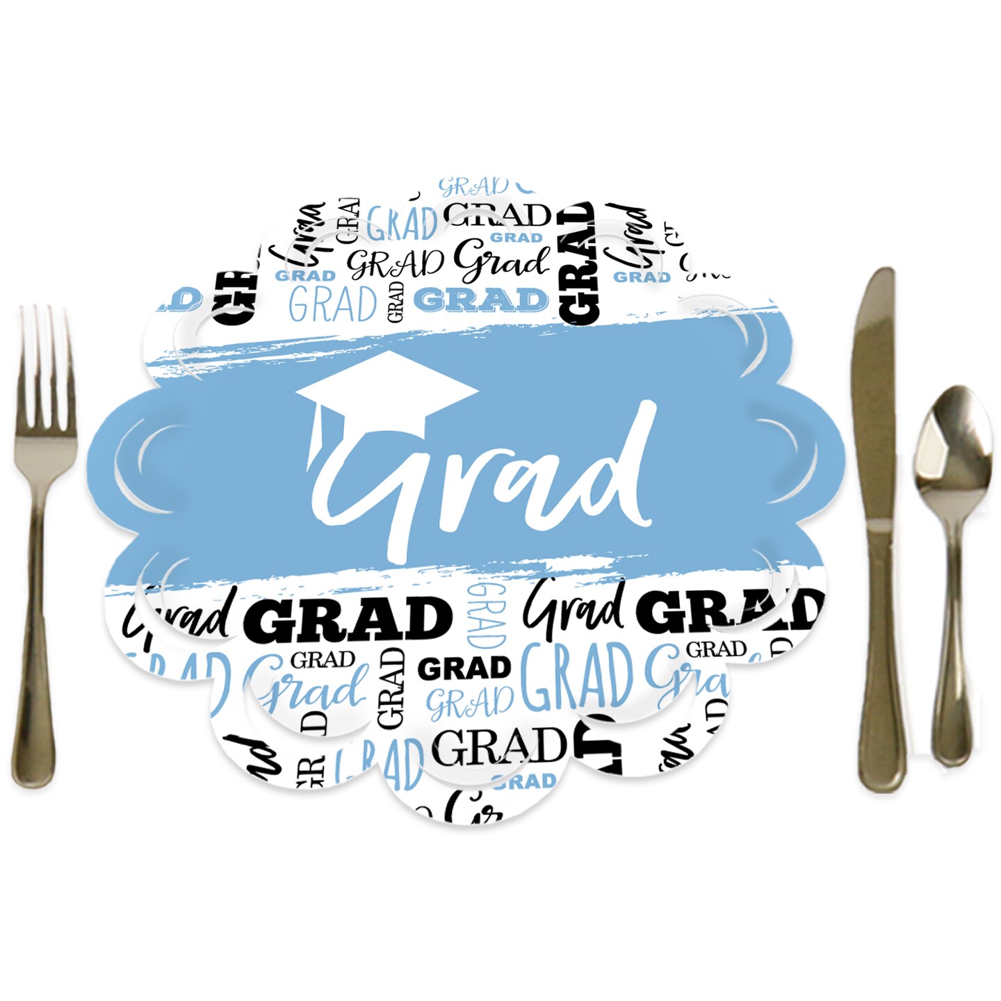 Big Dot of Happiness Light Blue Grad Best is Yet to Come Light Blue ...