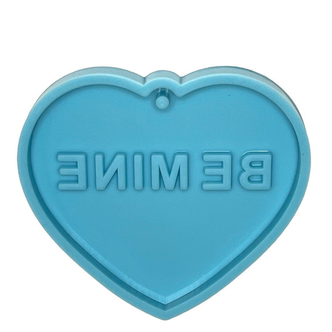 Be Mine Heart Keychain Silicone Mold for Epoxy Resin Art | Michaels