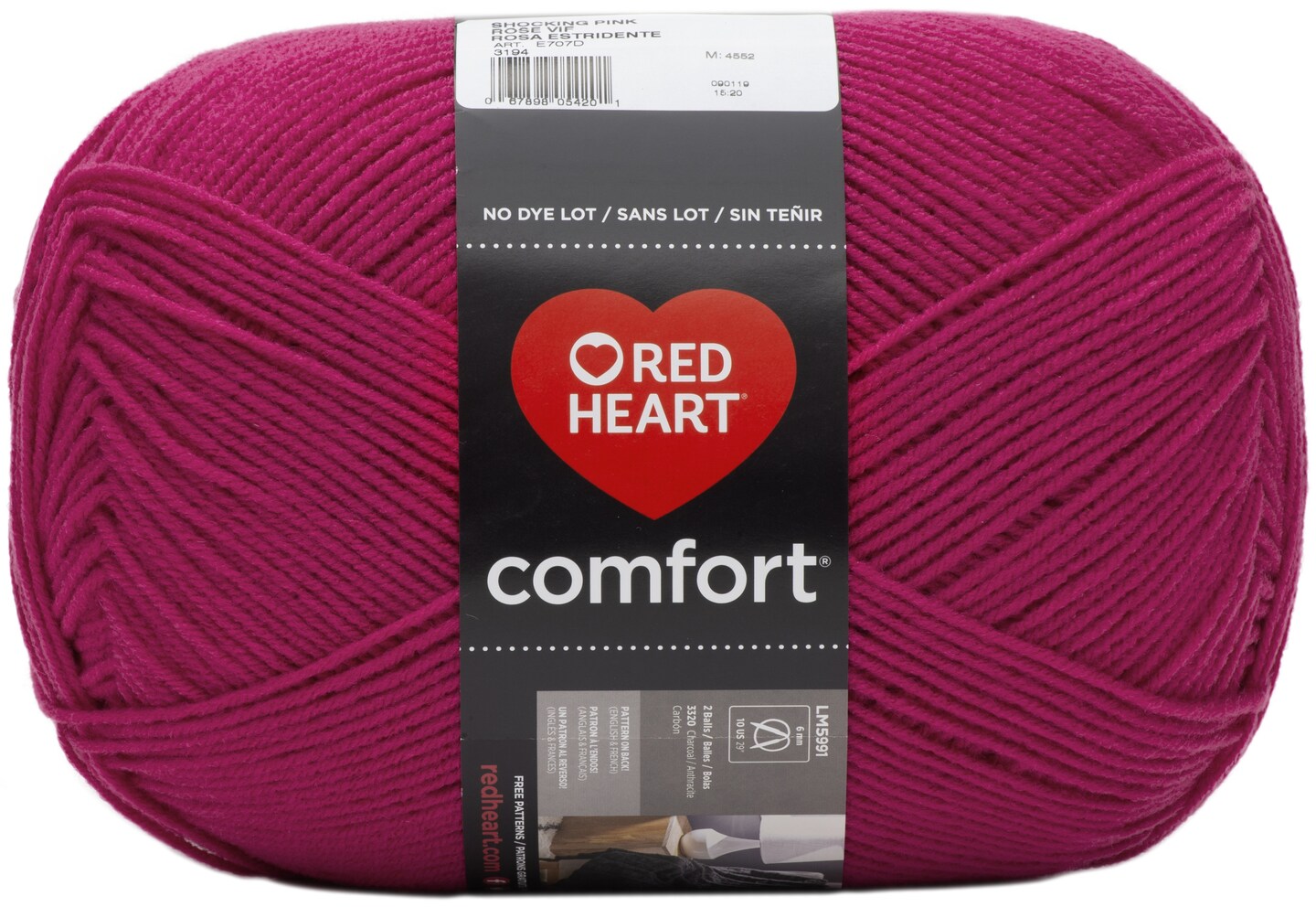 Red Heart Comfort Yarn-Shocking Pink | Michaels