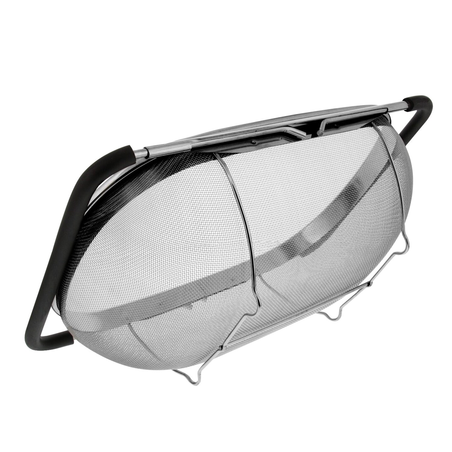 U.S. Kitchen Supply® Premium Quality Over The Sink Stainless Steel Oval ...