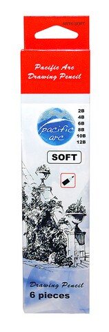 ARTIST DRAWING PENCIL SOFT 6 PIECE SET (12B,10B,8B,6B,4B,2B) | Michaels