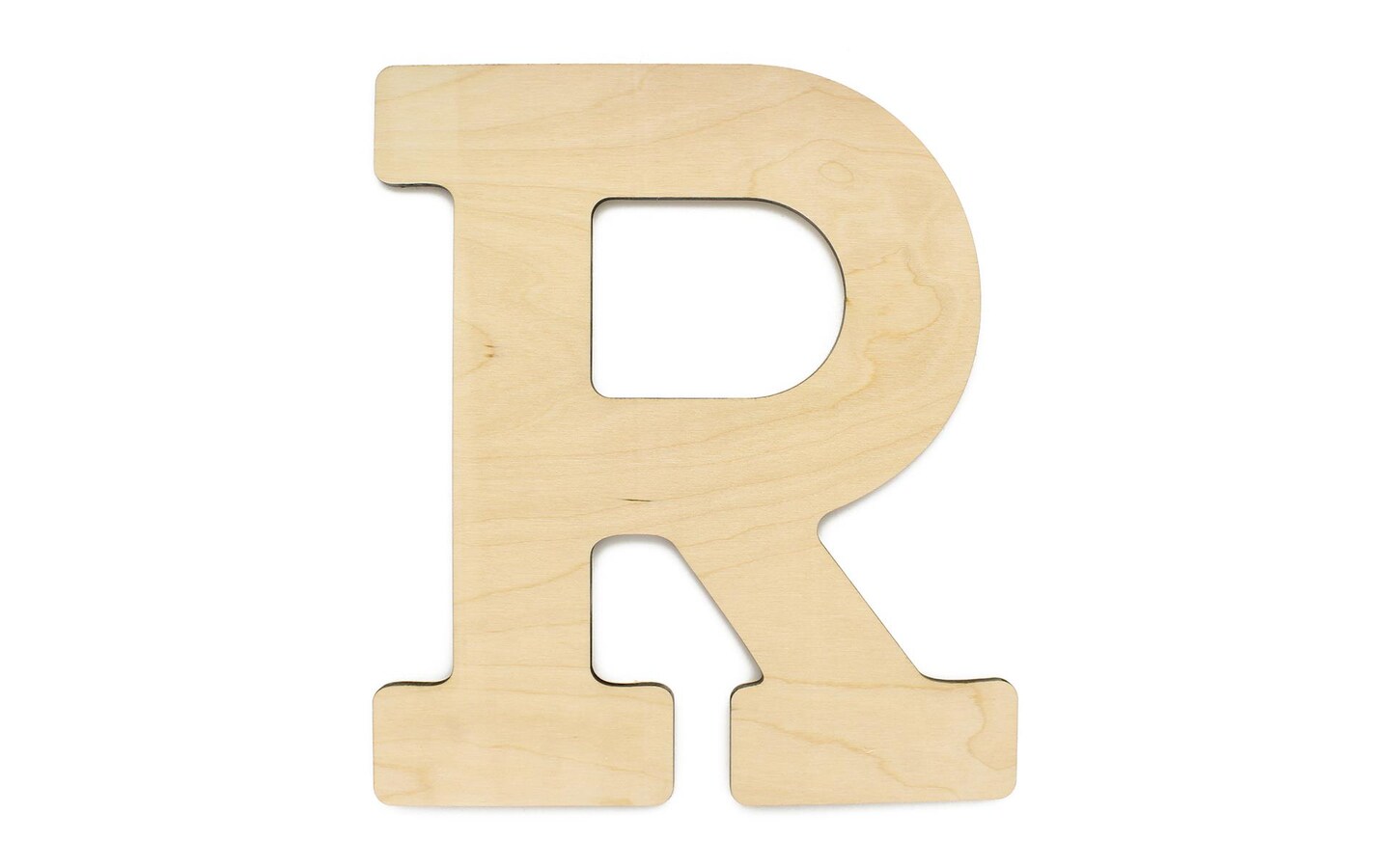 EBL Wood Letter 9.5" Birch R | Michaels