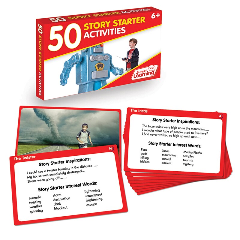 Language Arts Activity Cards, Story Starters | Michaels