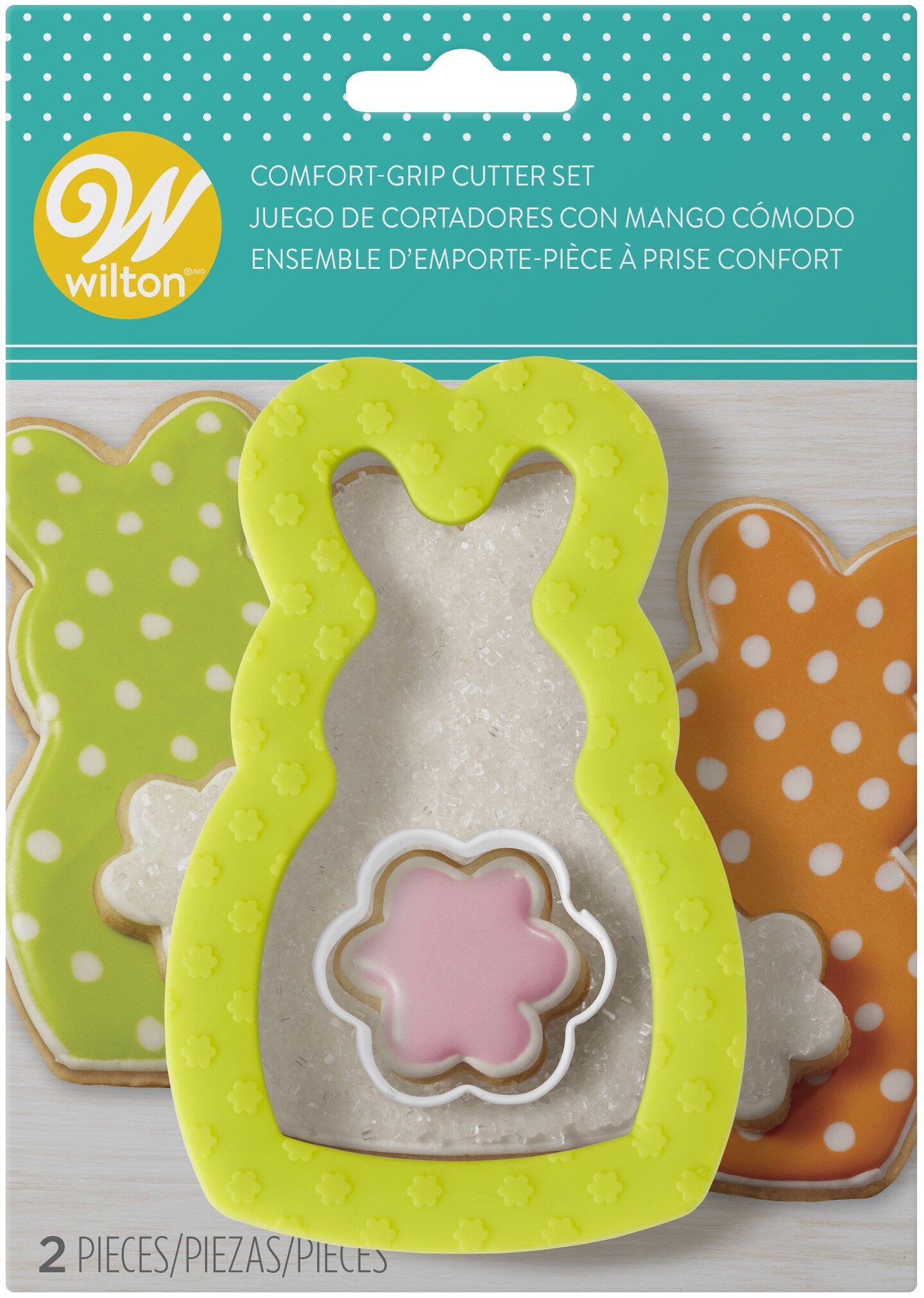 Cookie Cutter Set 2/Pkg-Comfort Grip Bunny & Tail | Michaels