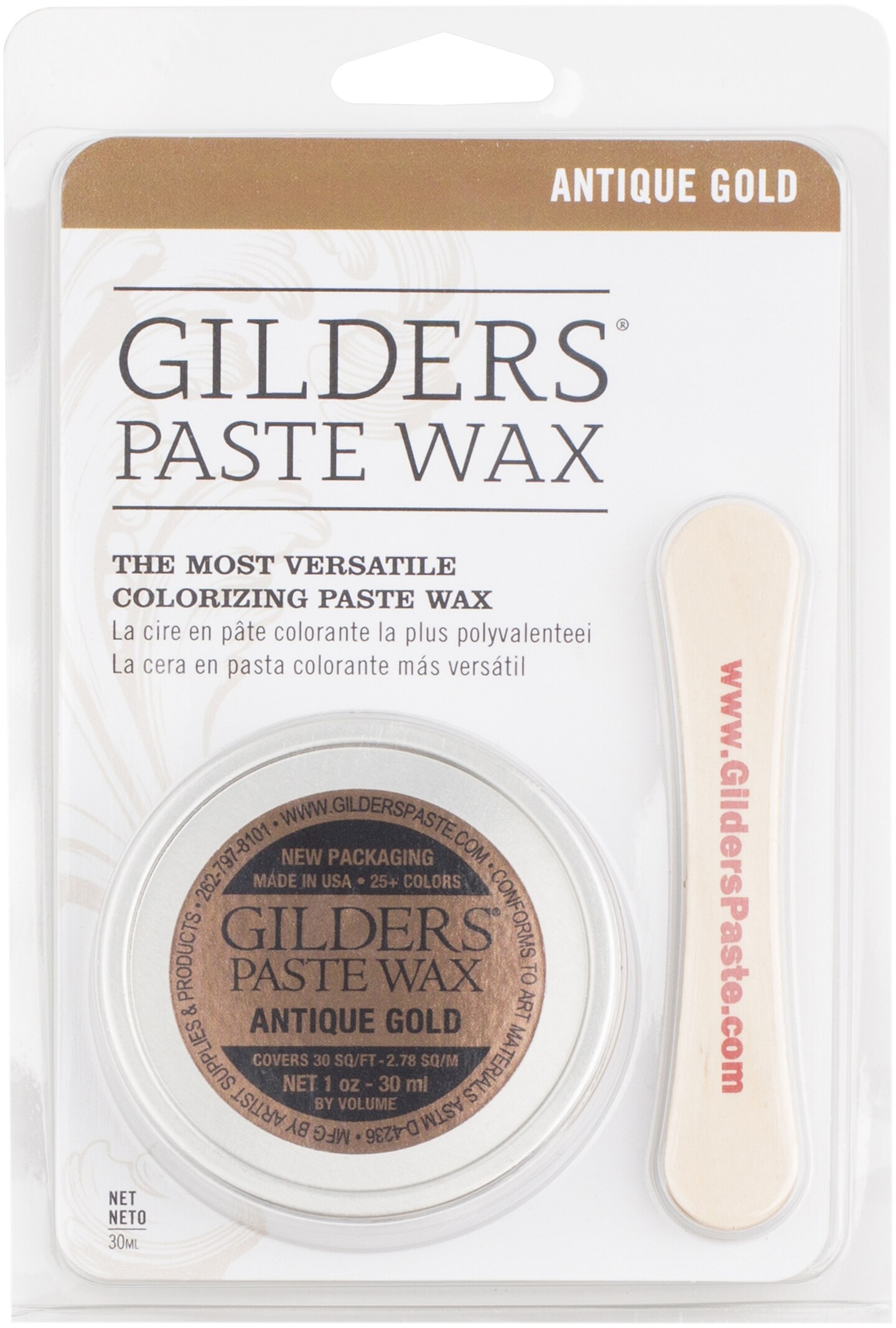 Gilders(R) Paste Wax Finishes 30Ml - Baroque Art-Antique Gold | Michaels