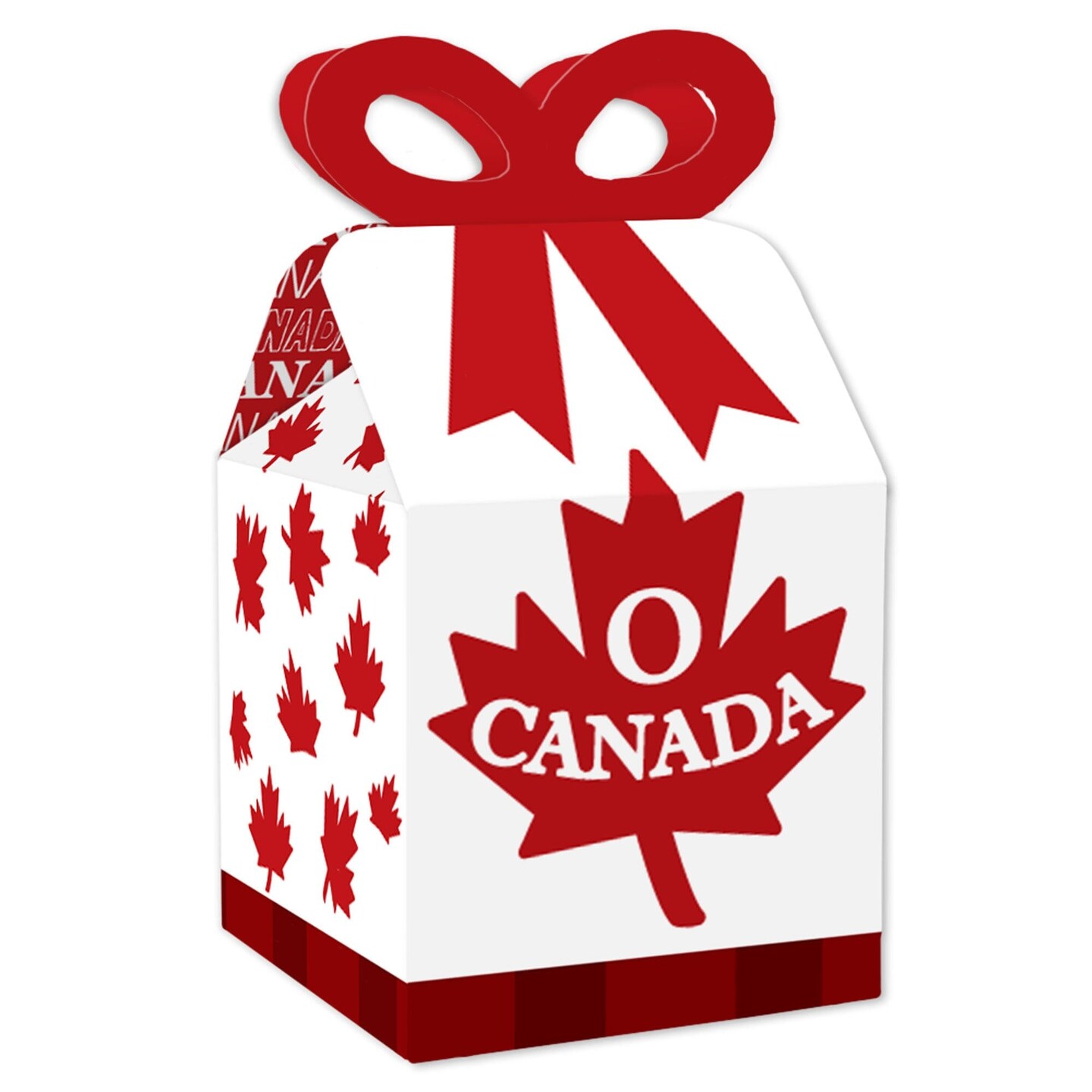 Big Dot of Happiness Canada Day - Square Favor Gift Boxes - Canadian ...