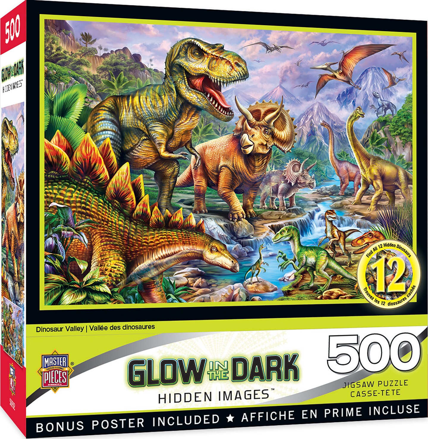 MasterPieces 500 Piece Glow in the Dark Jigsaw Puzzle For Adults ... MasterPieces 500 Piece Glow in the Dark Jigsaw Puzzle For Adults ...