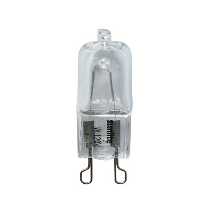 SUNLITE 50w 120v T3.5 G9 Clear 3200k Bright White Single Ended Halogen ...