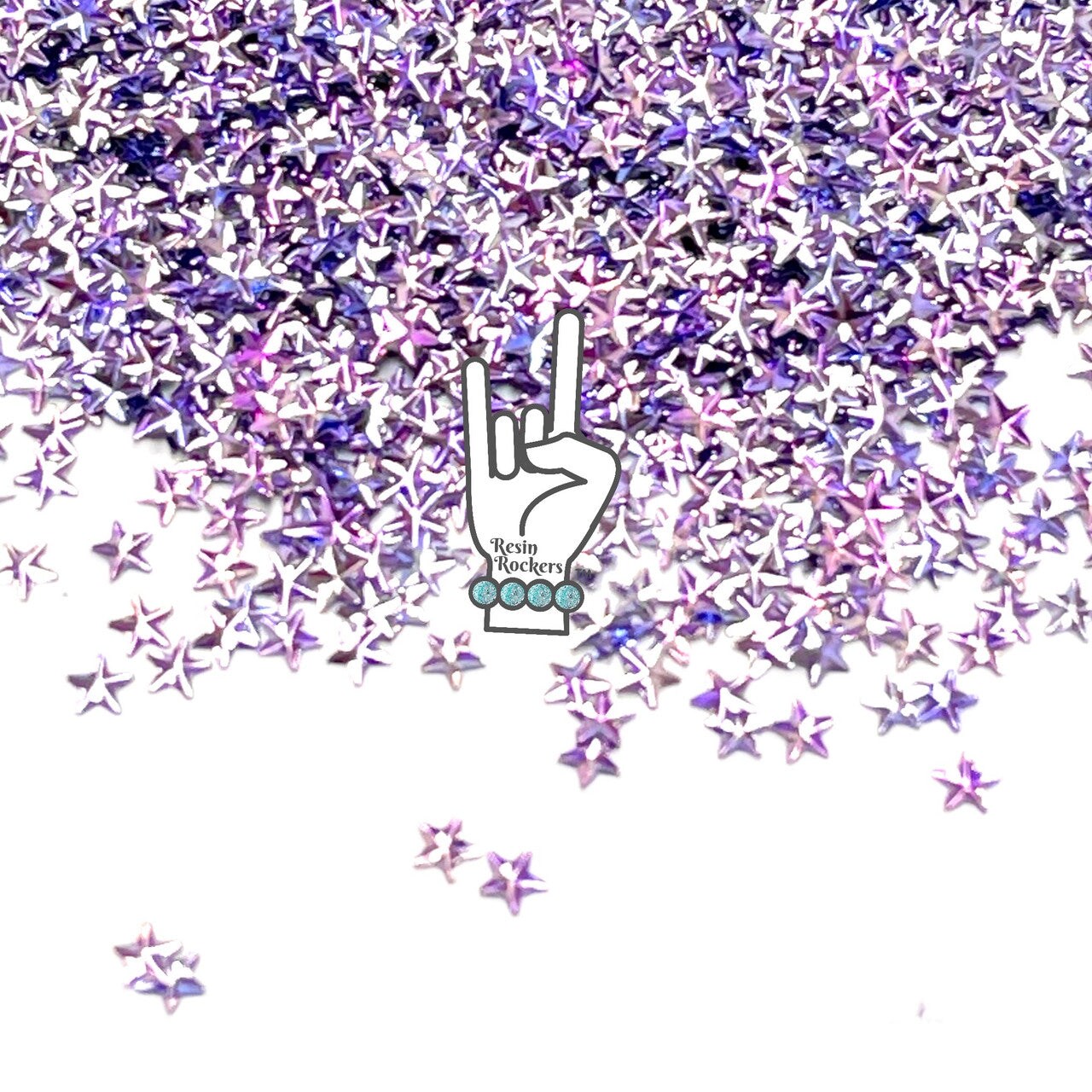 Shining Star Pink & Purple Mix 3D Chunky Color Shifting Glitter Shapes ...