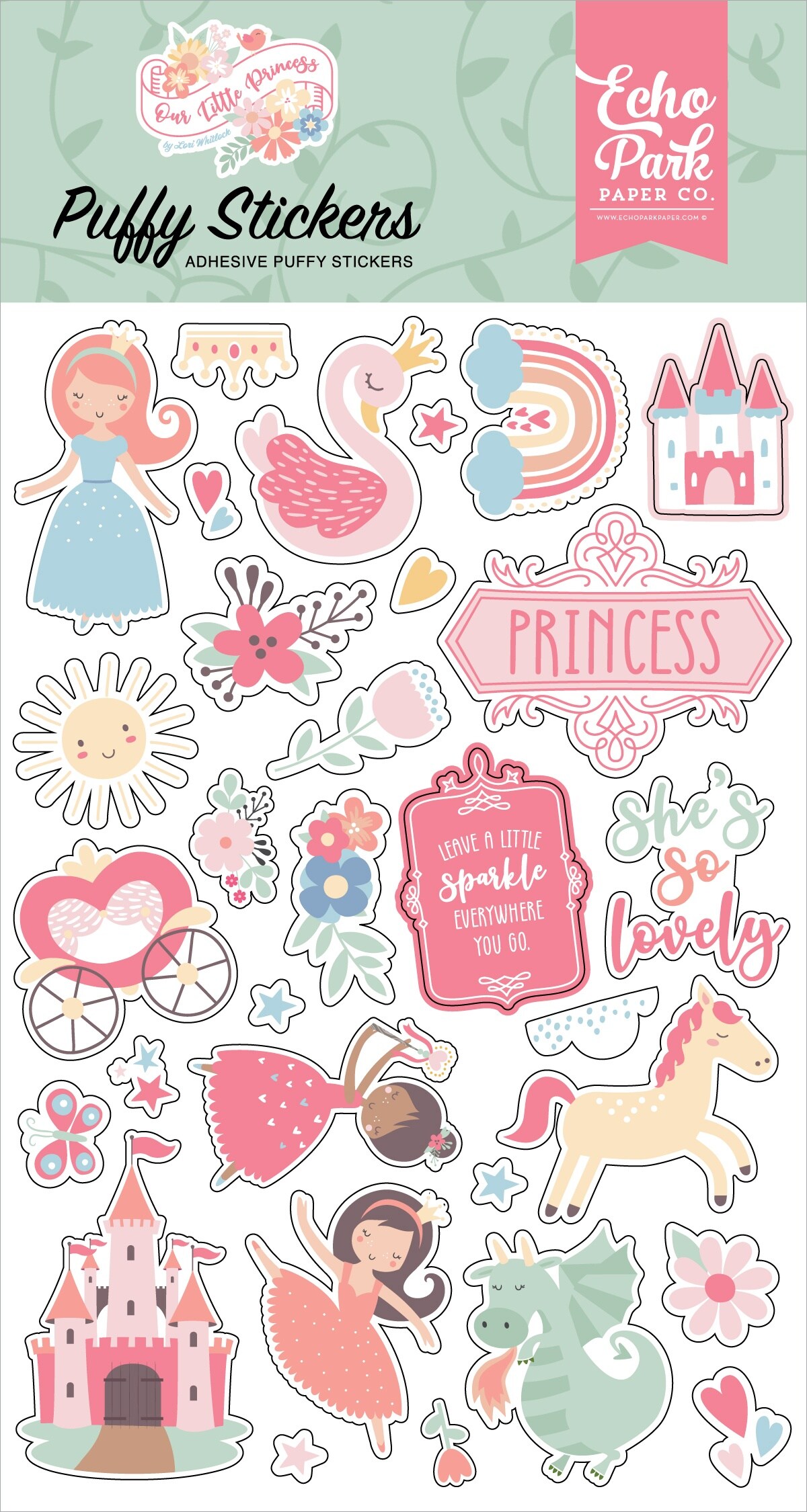 Our Little Princess Puffy Stickers- | Michaels