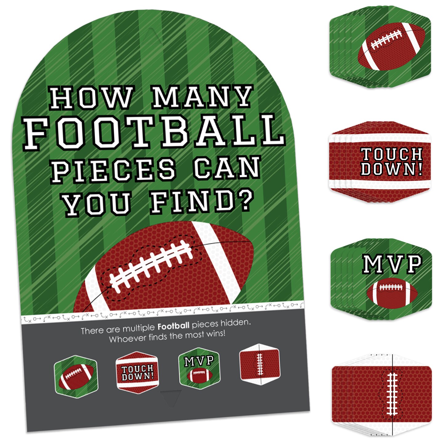 Big Dot of Happiness End Zone - Football - Baby Shower or Birthday ...