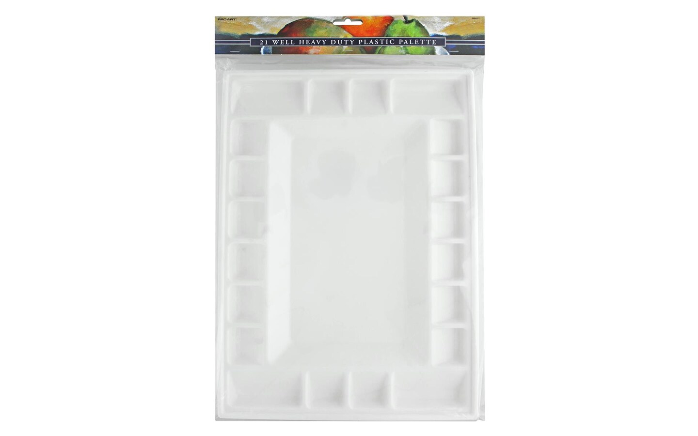 Pro Art Palette Plastic Heavy Duty 21 Well Tray, Paint Palette, Paint ...