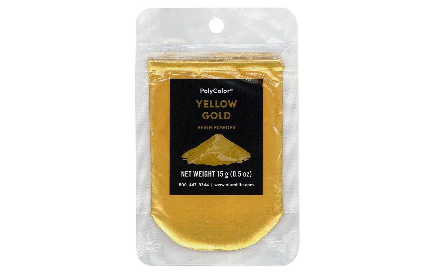 Alumilite PolyColor Resin Powder .5oz Yellow Gold | Michaels