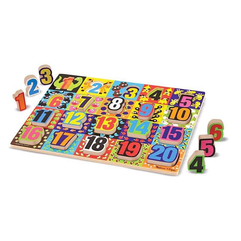 Jumbo Numbers Chunky Puzzle, 12" X 16", 20 Pieces | Michaels