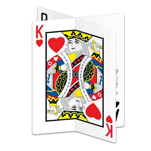3-D Playing Card Centerpiece | Michaels