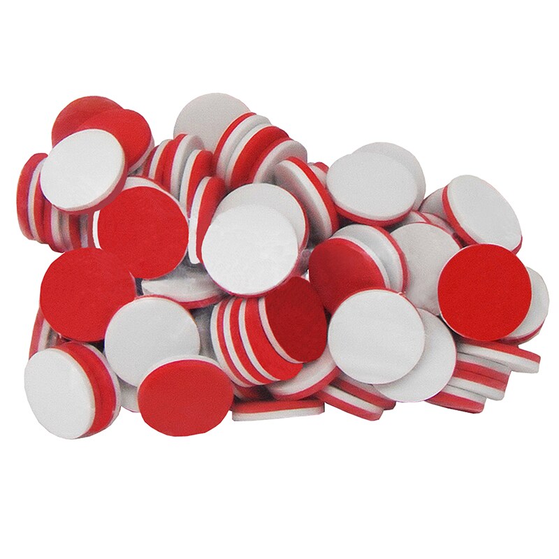 Foam Counters: Red/White | Michaels