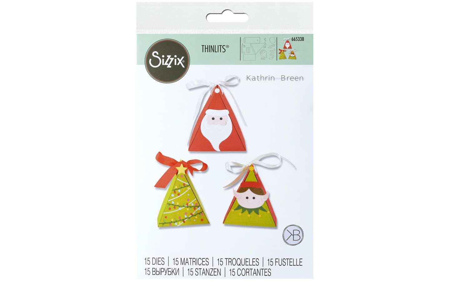Sizzix KBreen Thinlits Die Christmas Charater Box | Michaels
