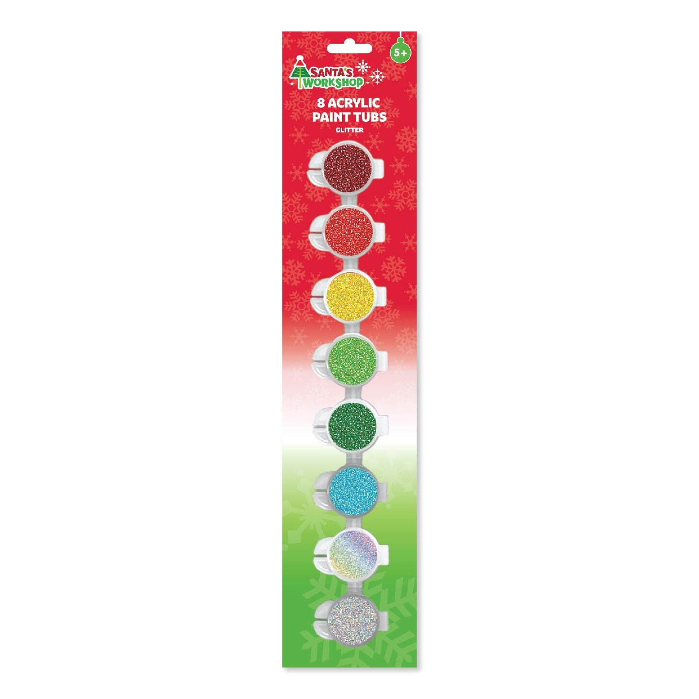 Colorbok Santa's Workshop Paint Set 8/Pkg-Glitter | Michaels