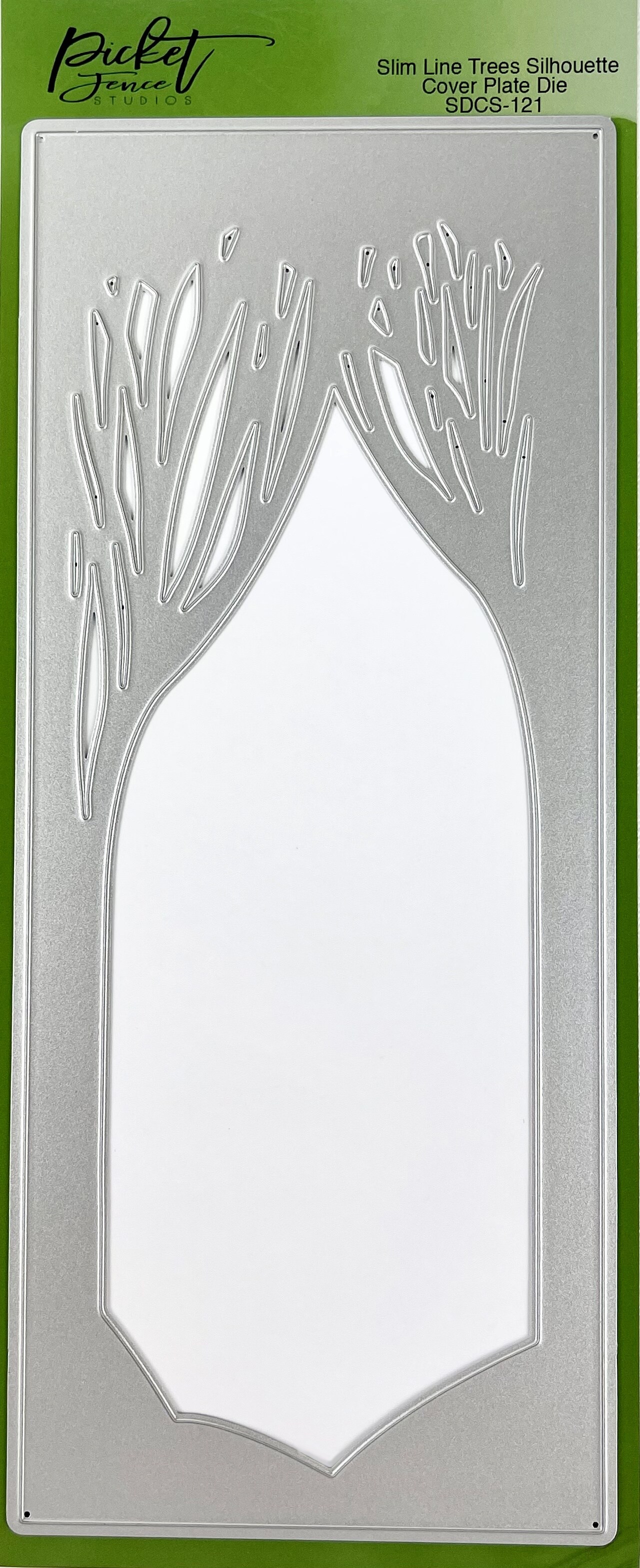 Picket Fence Studios Steel Dies-Slim Line Trees Silhouette Cover Plate ...