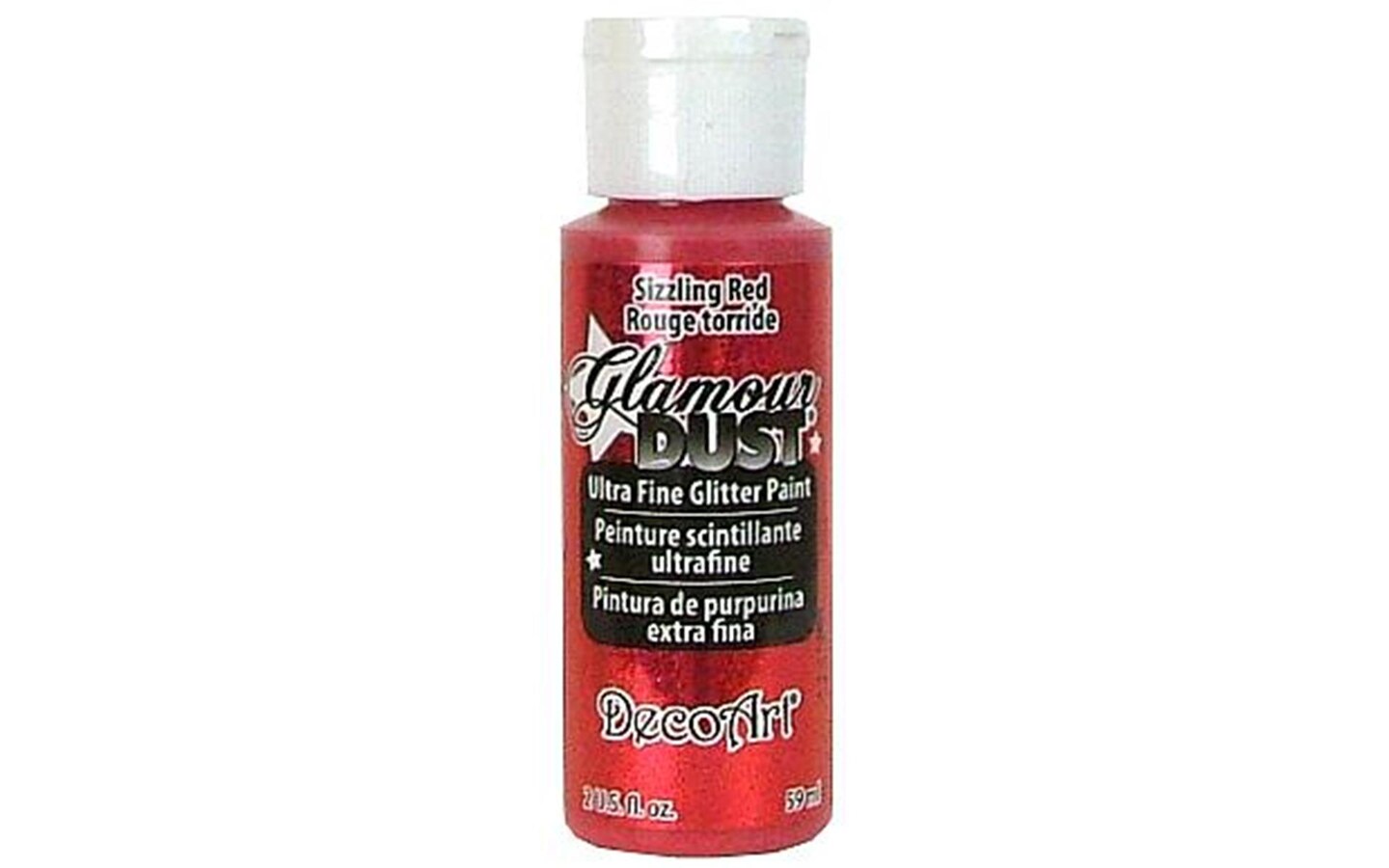Decoart Glamour Dust 2oz Sizzling Red | Michaels