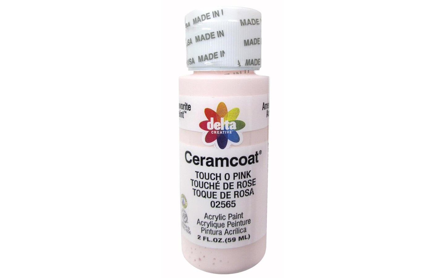 Delta Ceramcoat Acrylic 2oz Touch O' Pink | Michaels